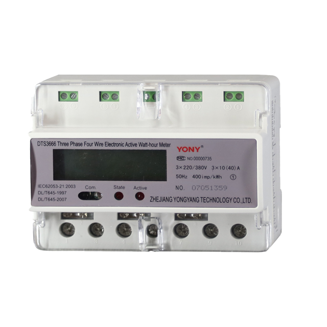 DTS3666 din rail Three Phase Solar Energy Meter Bi-directional Energy Meter ,smart meter Modbus ...